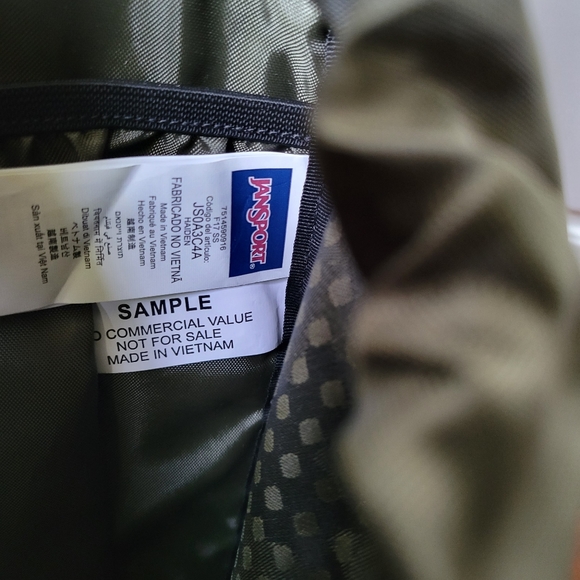 Jansport | Accessories | Jansport Backpack Green Square Camo Sample ...